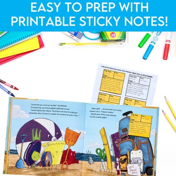 Beach Toys vs. School Supplies Read Aloud Books and Activities ...