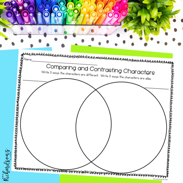 Fun Ways to Teach Comparing and Contrasting Characters in Books for ...