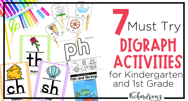 7 Must Try Digraph Activities for Kindergarten & 1st Grade - Mrs ...