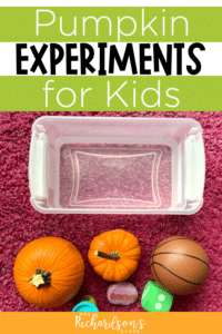 Easy Pumpkin Science Experiment Exploring Pumpkin Phenomenon - Mrs ...