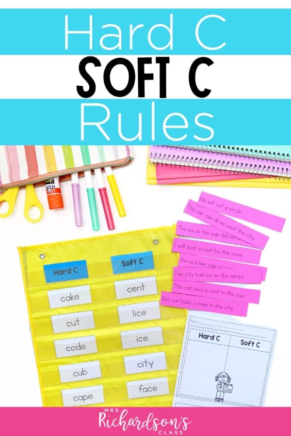 How To Master Hard C Soft C Rules: Activities and Freebies - Mrs ...