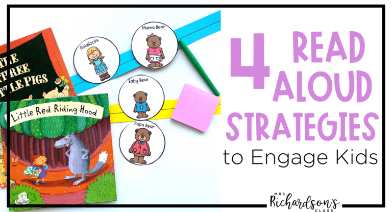 4 Read Aloud Strategies to Engage Kids - Mrs. Richardson's Class