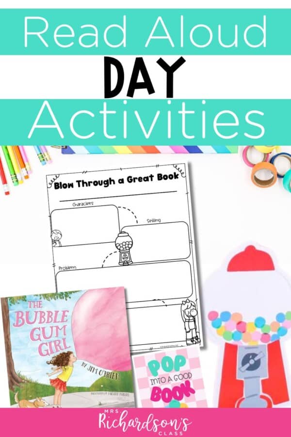 The Best Bubble Gum Read Aloud Day Activities - Mrs. Richardson's Class