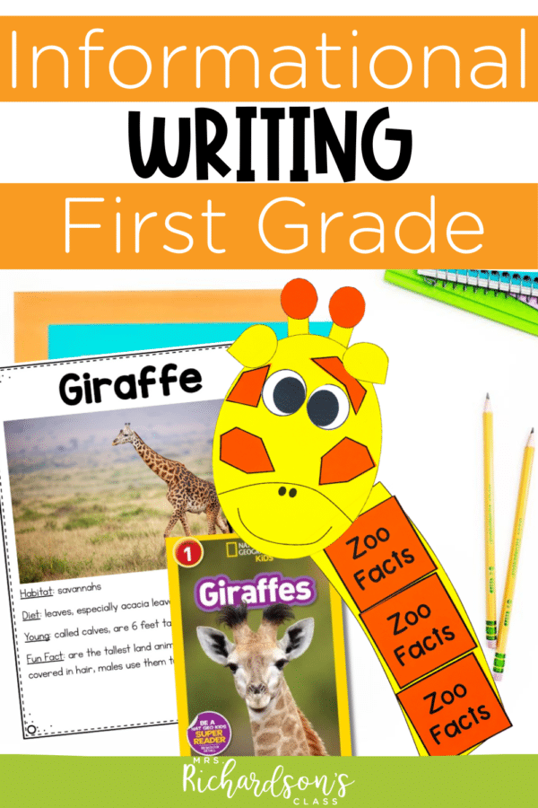3 Ideas to Make Informational Writing for First Grade Exciting - Mrs ...