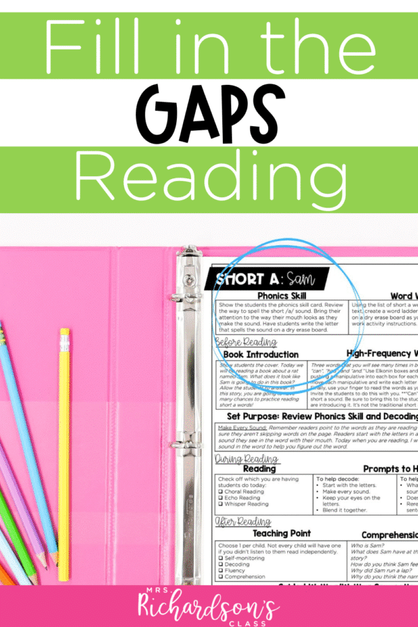 Filling in the Reading Gaps: 7 Strategies that Work - Mrs. Richardson's ...