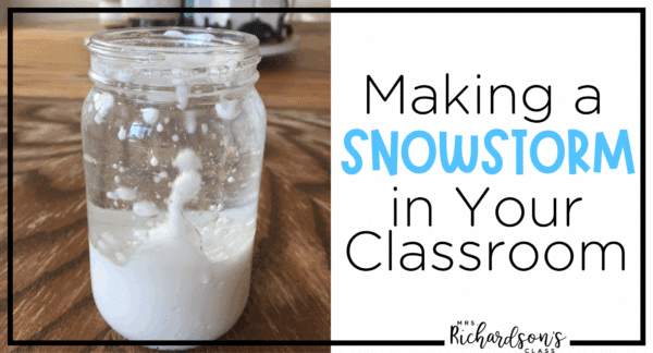 FREE Snowstorm Activity for Science Exploration - Mrs. Richardson's Class