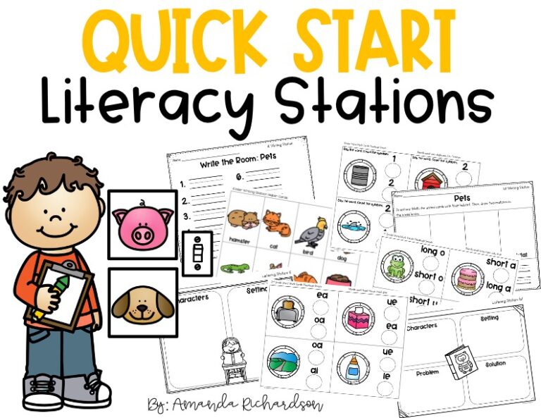 9 Free Literacy Center Activities to Simplify Your Reading Block - Mrs ...