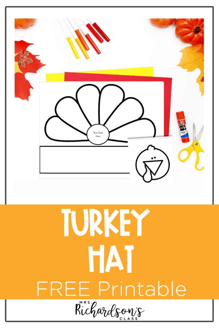 A Fun and Educational Turkey Hat Craft for Your Classroom - Mrs ...