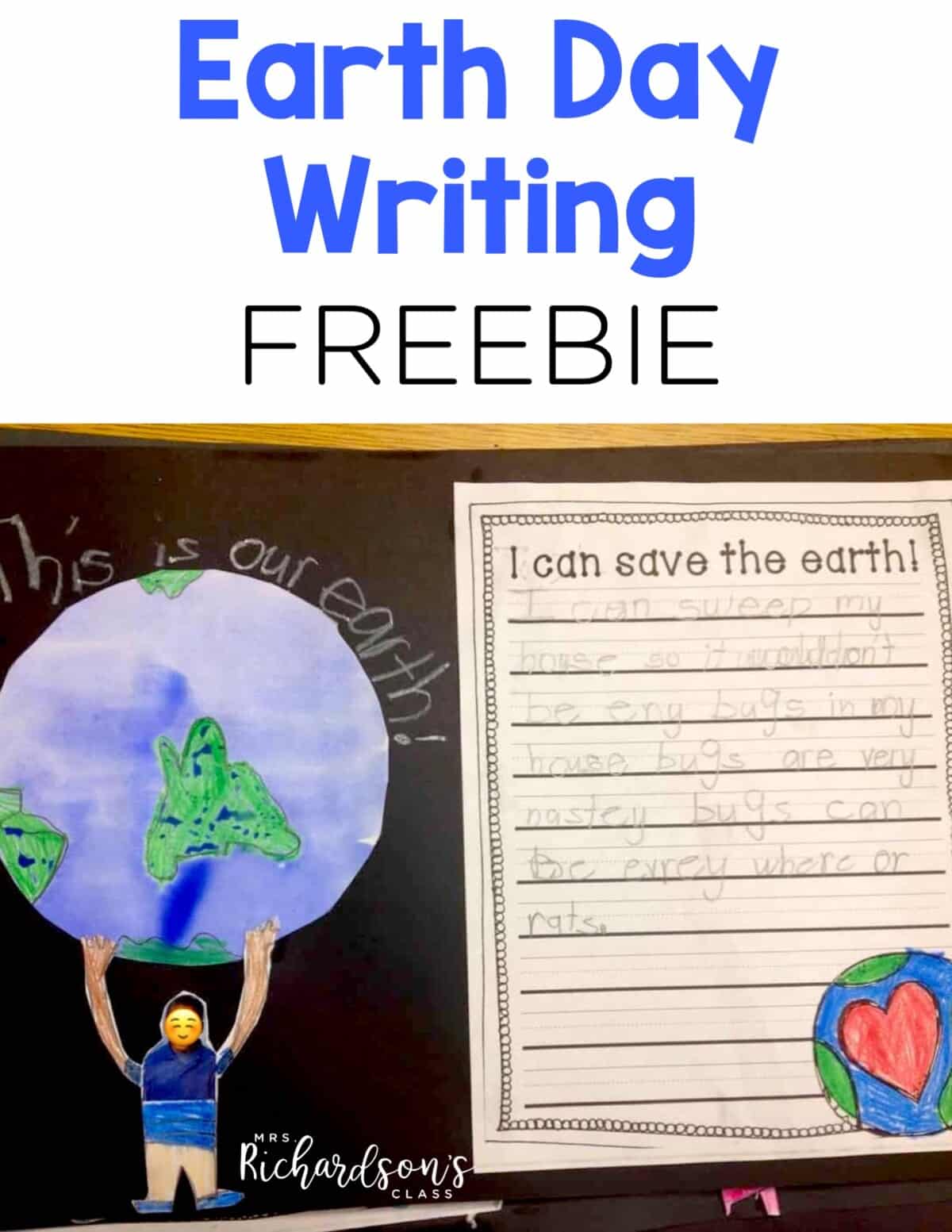 Earth Day Writing Freebie - Mrs. Richardson's Class